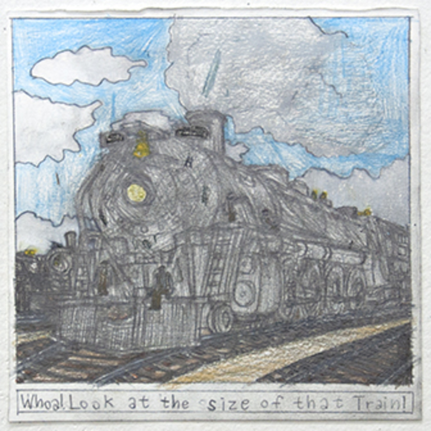 Woah Look at the size of that Train - Arts Project Australia